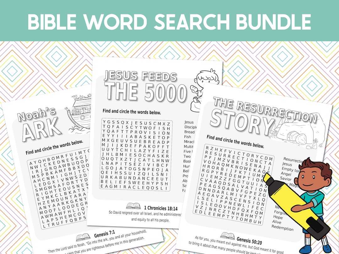 Bible Word Quest: Fun and Educational Bible-themed Word Search Puzzles ...