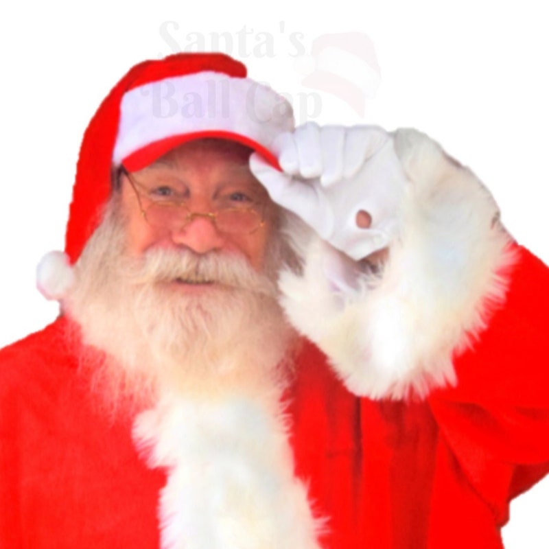 Santa Baseball Hat - Etsy