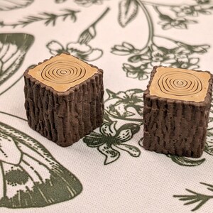 Realistic Log Block Keycap, Voxel-inspired Artisan Keycap, Nature ...