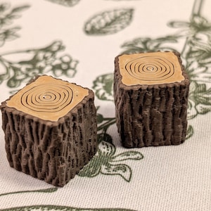 Realistic Log Block Keycap, Voxel-inspired Artisan Keycap, Nature ...