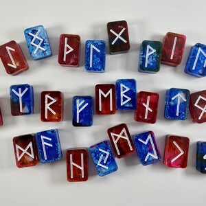 Fire and Ice Rune Set, Element Rune Set, Fire and Water Rune Set - Etsy