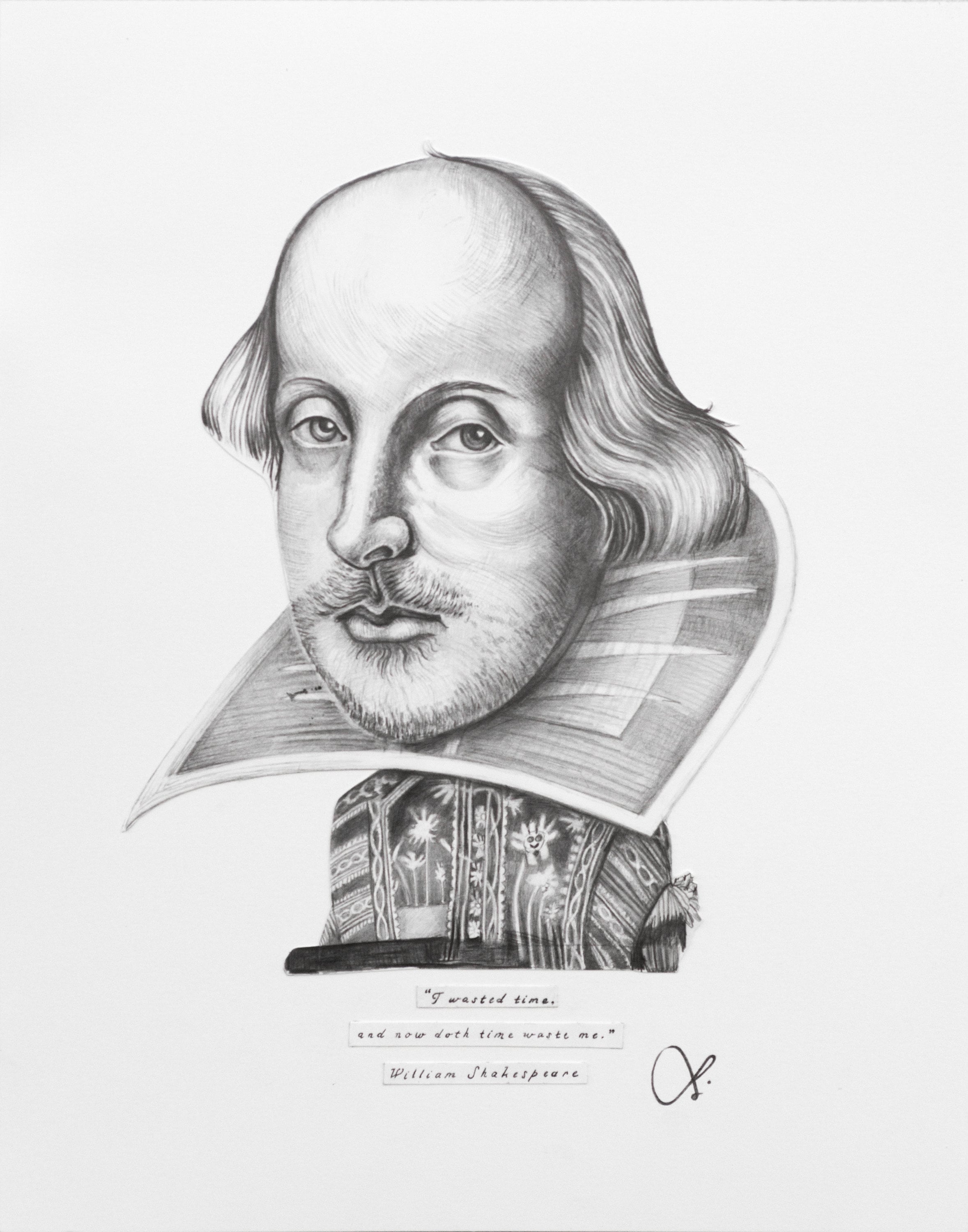 William Shakespeare Original Drawing - Etsy