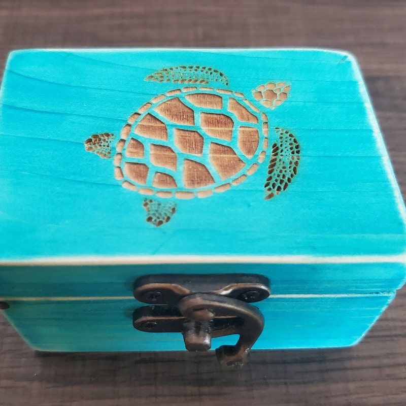 Turtle Trinket Box - Etsy