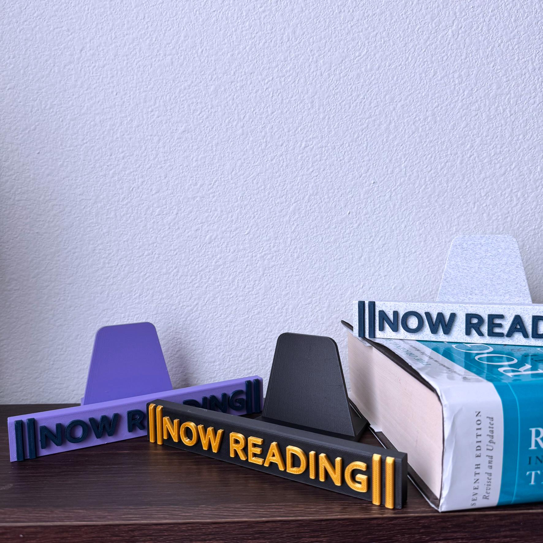 Now Reading Tabletop Book Stand - Currently Reading Book Holder With ...