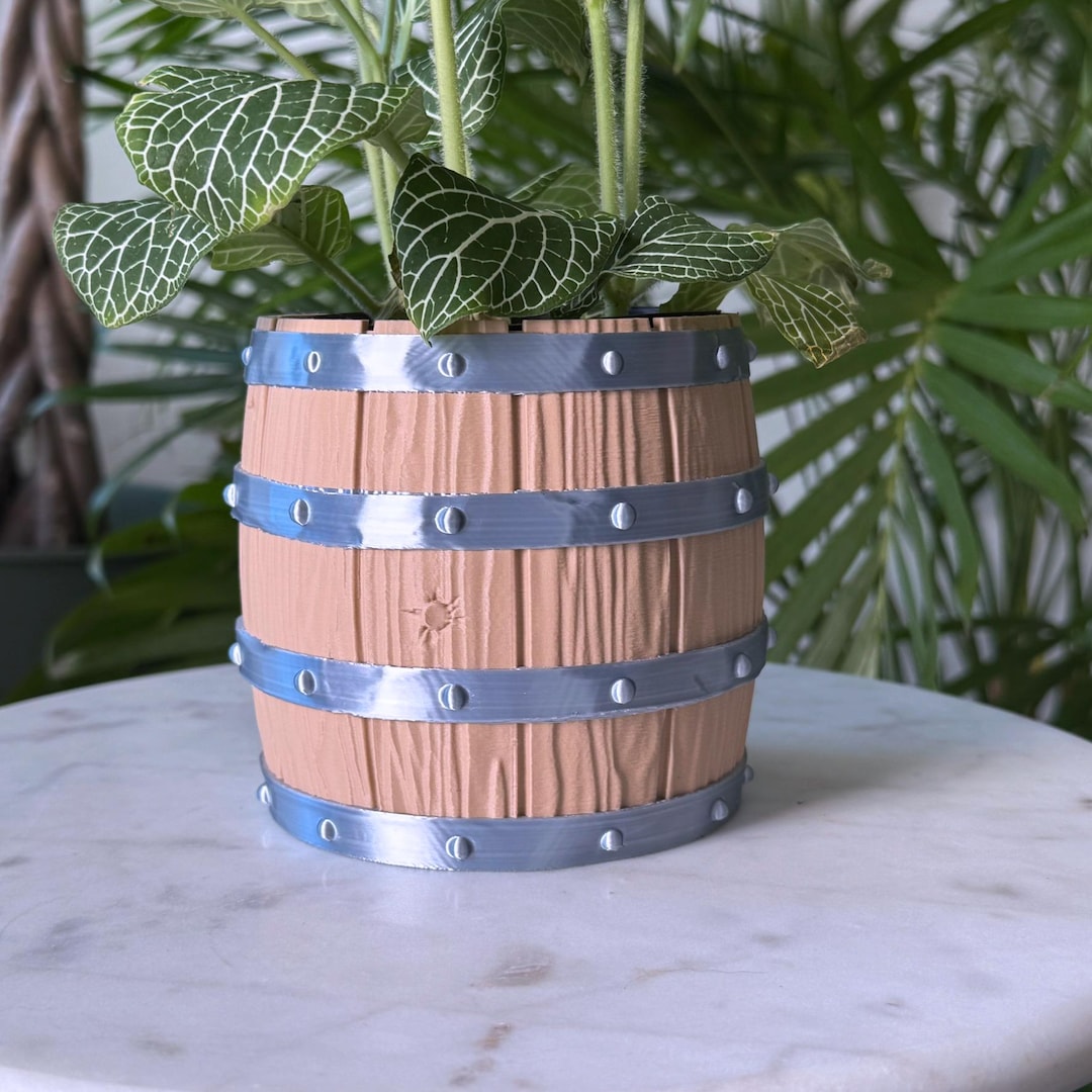 Beer Barrel Medieval Planter - Beer, Whisky Keg Planter - Wine Cask ...
