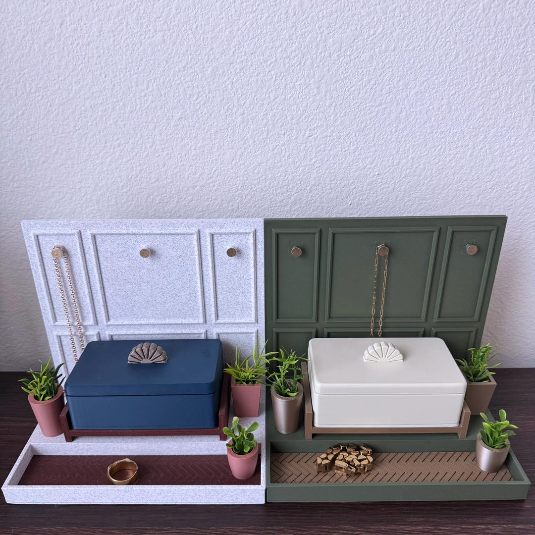Diorama Jewelry Tray - Unique Bathroom or Vanity Jewelry Box - Jewelry ...