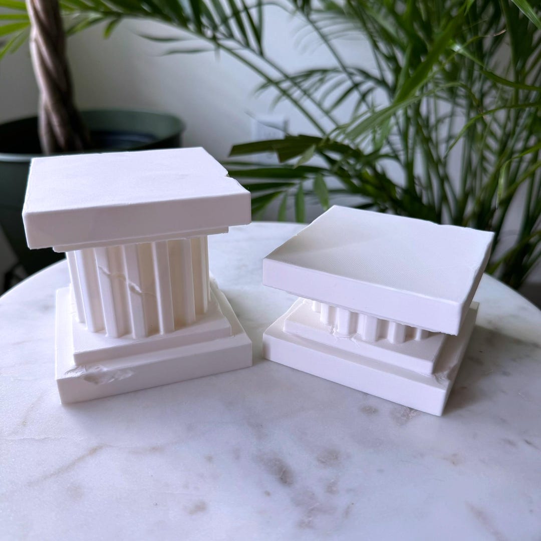 Mini Greco Roman Column Plant Stands (set of 2) - Etsy