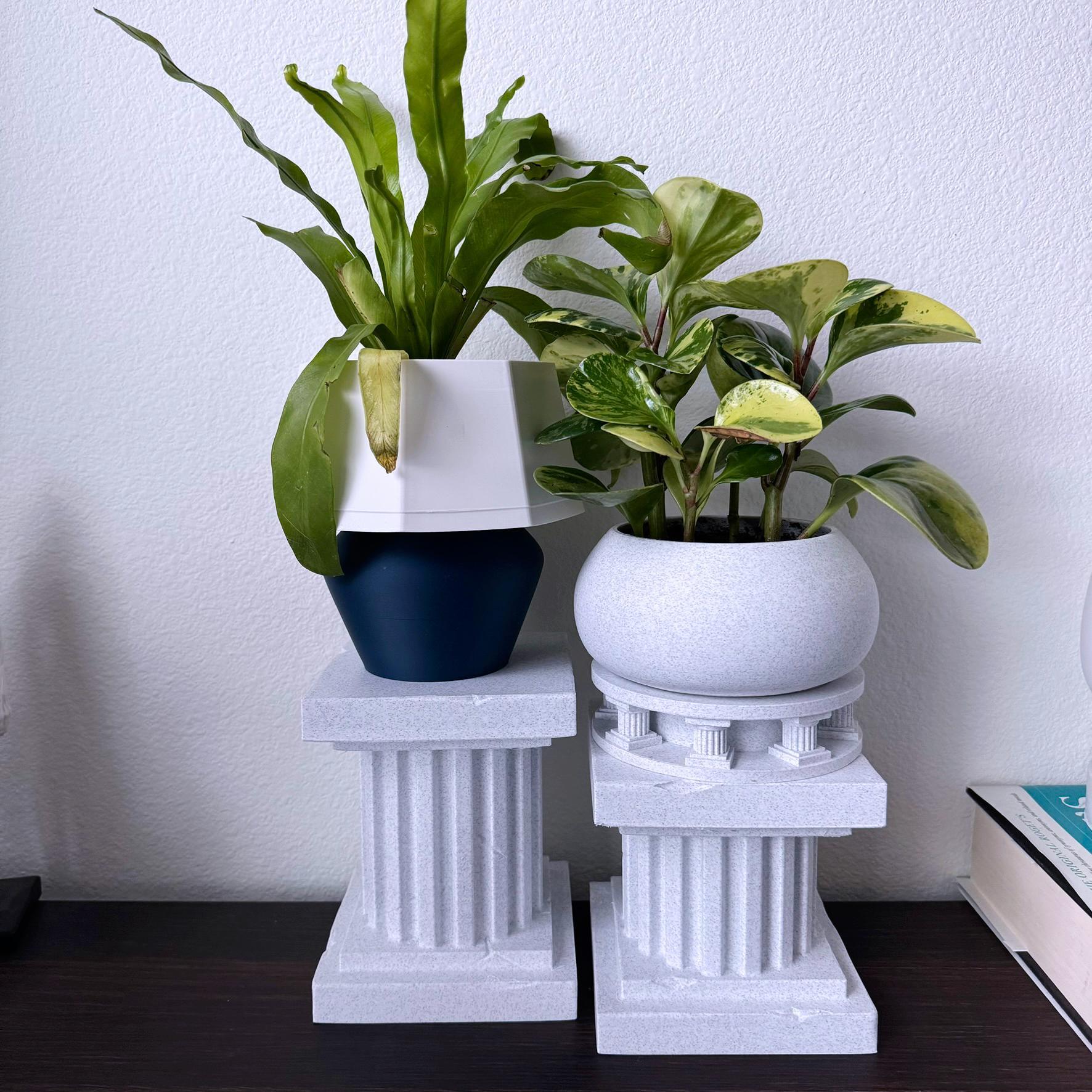 Greco Roman Column Plant Stand - Etsy