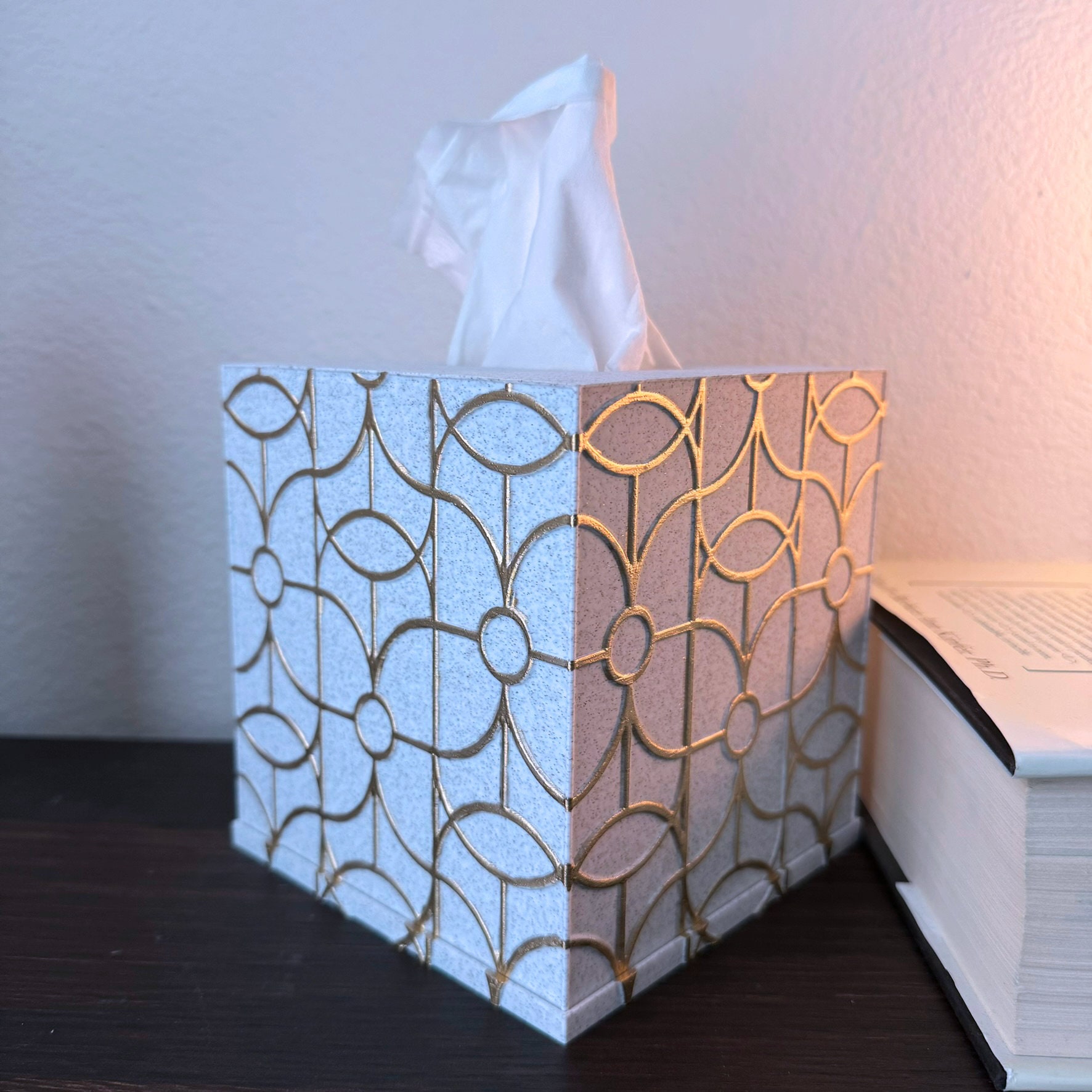 Art Deco Tissue Paper Box Cover Tissue Box Tissue Box Holder Craftsman ...