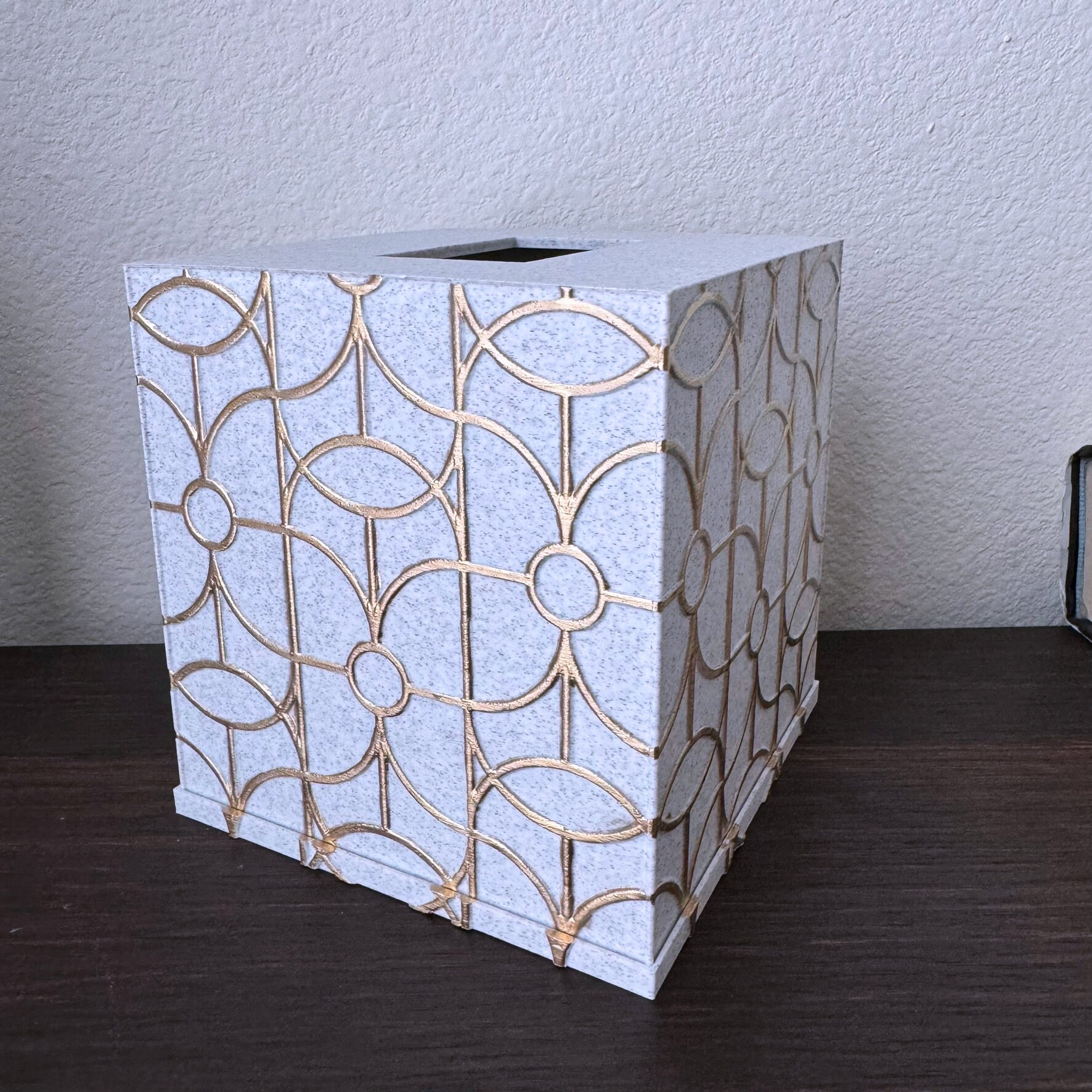 Art Deco Tissue Paper Box Cover Tissue Box Tissue Box Holder Craftsman ...