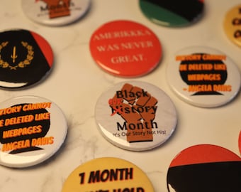 Black History Pins | Etsy