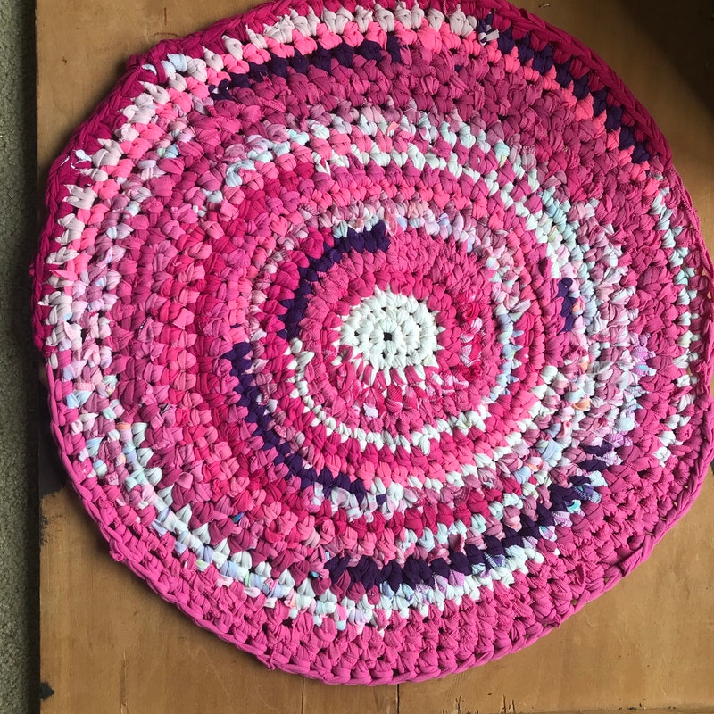 Upcycled Rag Rug - Etsy