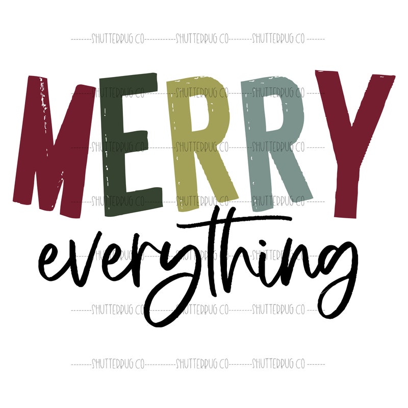 Merry Everything - Etsy