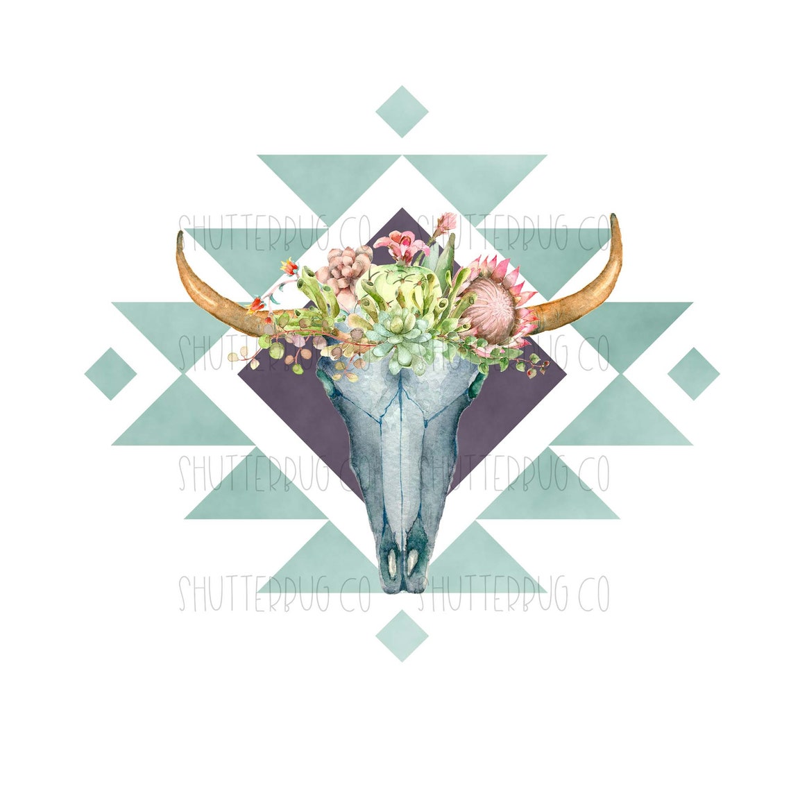 Aztec Shape PNG Southwest Digital Art Geometric Pattern - Etsy