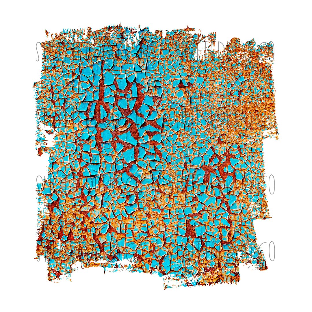Distressed Paint Background Splash, Sublimation PNG, Turquoise ...