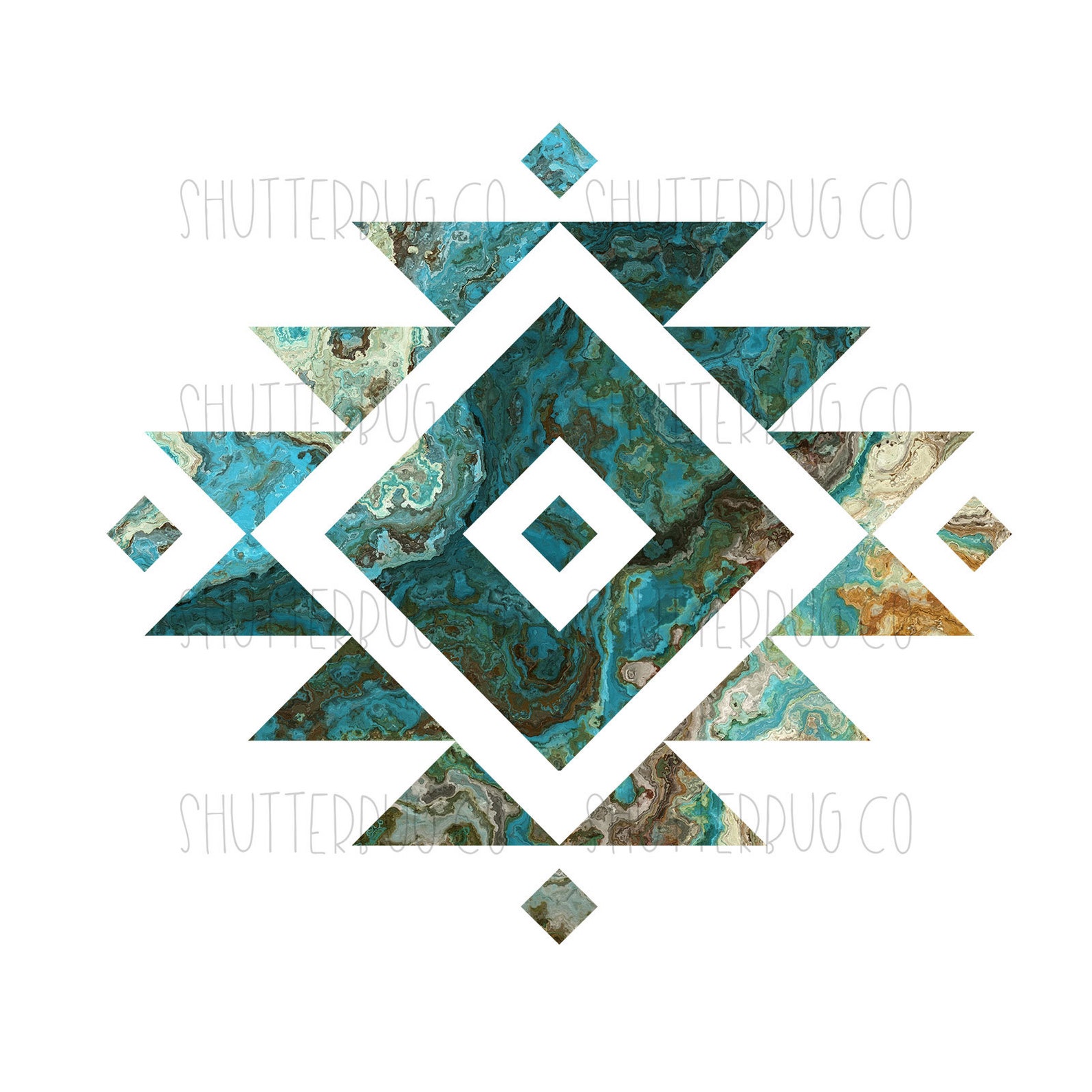 Tribal Pattern, Aztec Downloadable Printables, Turquoise Decor ...