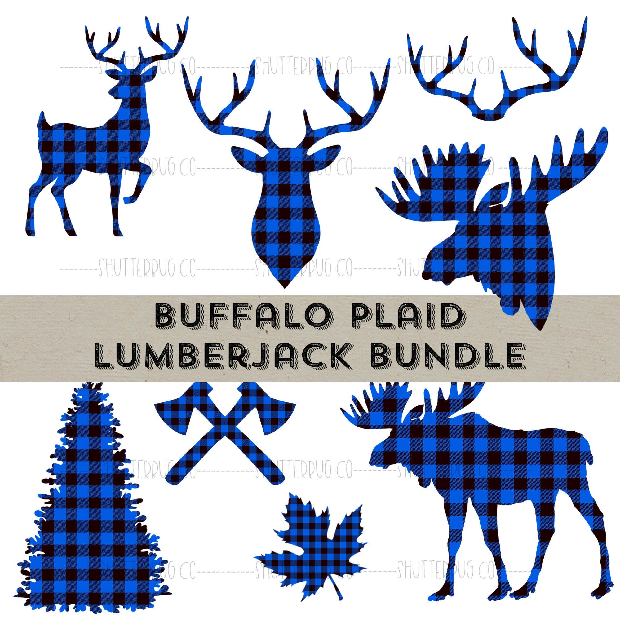 Lumberjack Clip Art Buffalo Plaid PNG Buffalo Check Designs | Etsy Canada