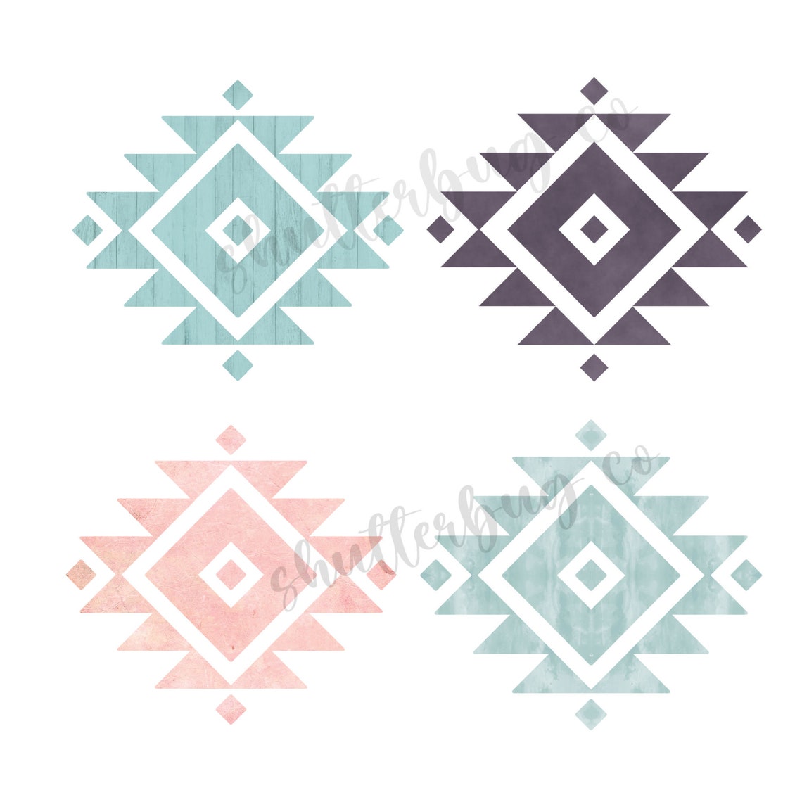 Aztec Shape, Southwest PNG, Aztec PNG, Western Backsplash, Tribal Shape ...