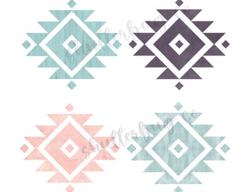 Aztec Shape, Southwest PNG, Aztec PNG, Western Backsplash, Tribal Shape ...