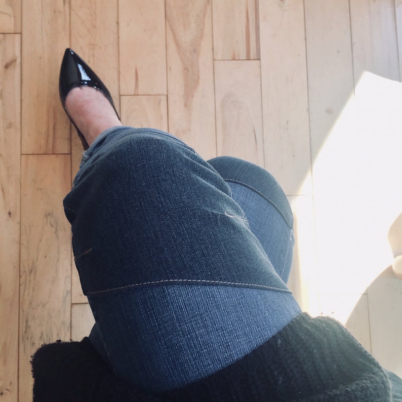 ALL SIZES Adult Curved Patch Tutorial. Jeans Patch DIY Tutorial for ...