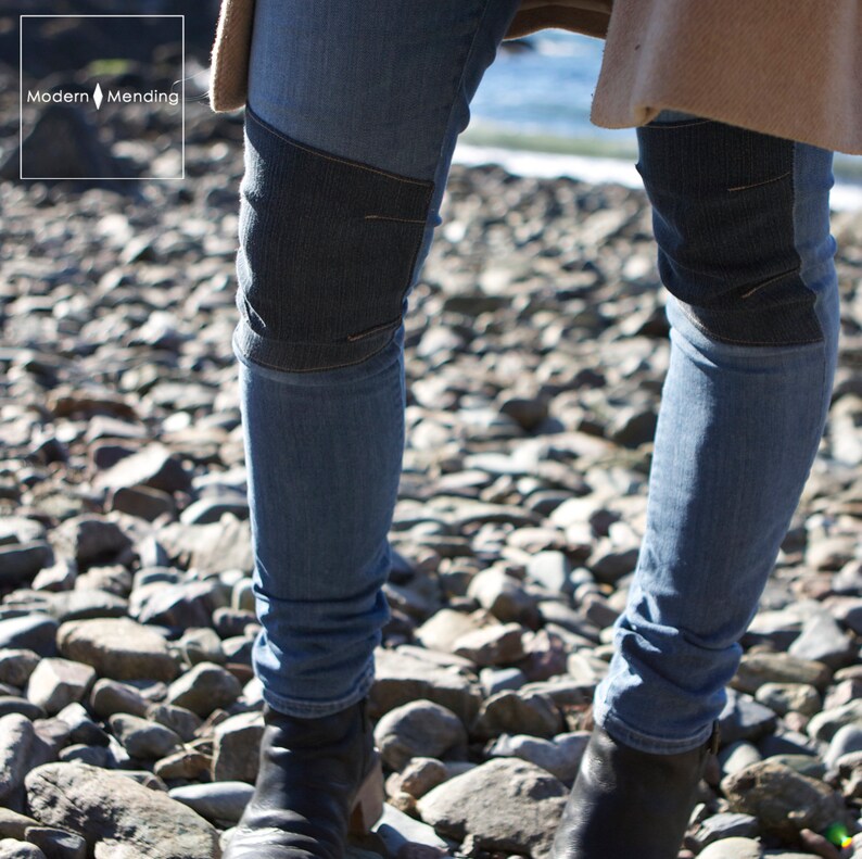 ALL SIZES Adult Curved Patch Tutorial. Jeans Patch DIY Tutorial for ...