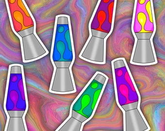 Groovy Lava Lamp Holographic Sticker 2.37 X 3 - Etsy