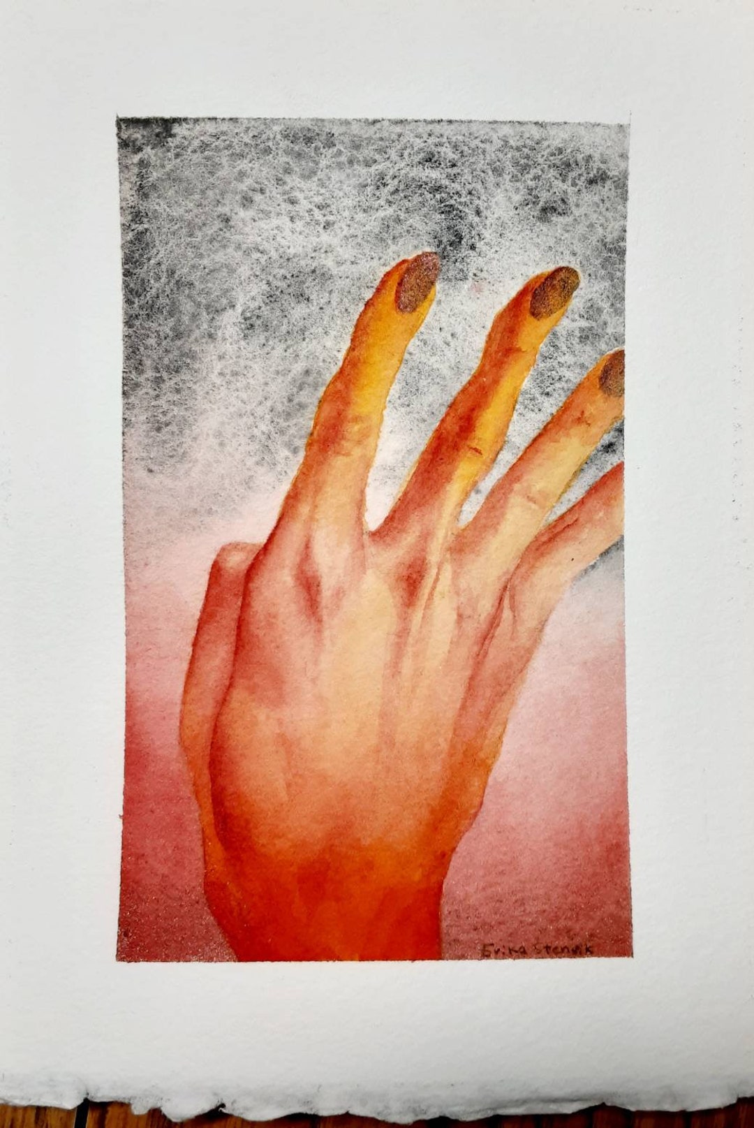 Original Hand-painted Hand Watercolor 5"x7" - Etsy