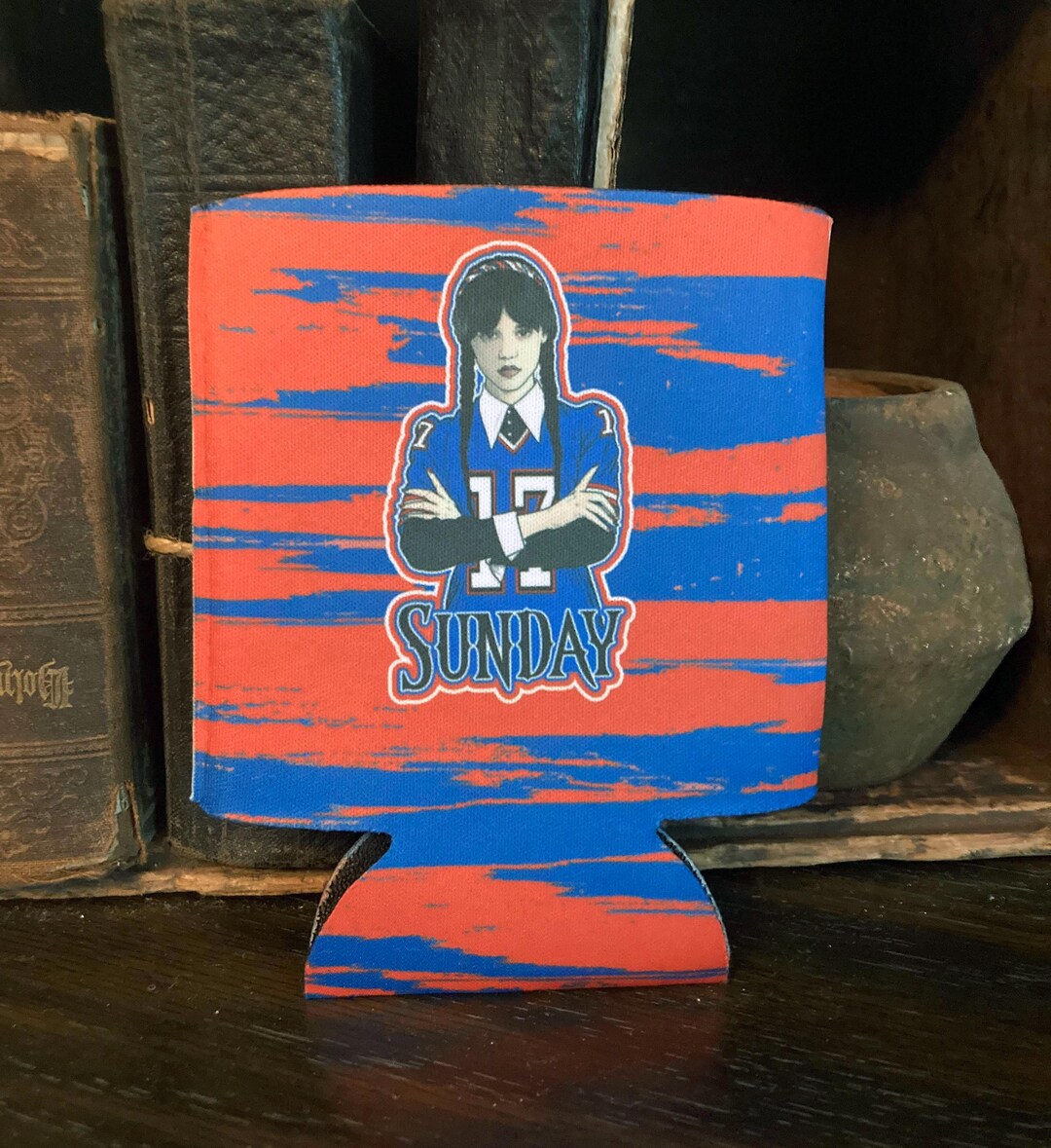 Sunday Buffalo Striped Can Koozie! - Etsy
