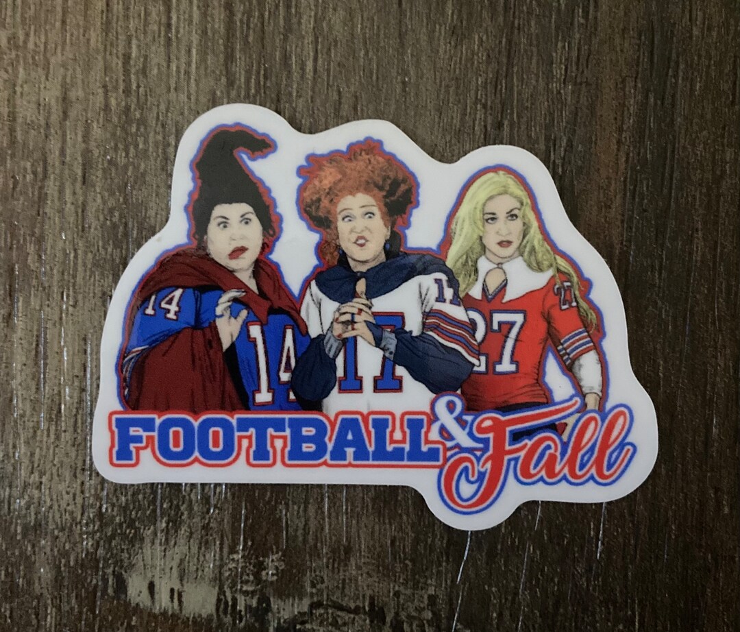 Hocus Pocus Buffalo Football 2.75in Sticker - Etsy
