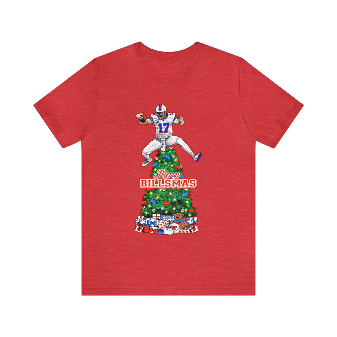 Limited Edition Josh Allen Christmas Tree T-shirt - Perfect Gift for ...