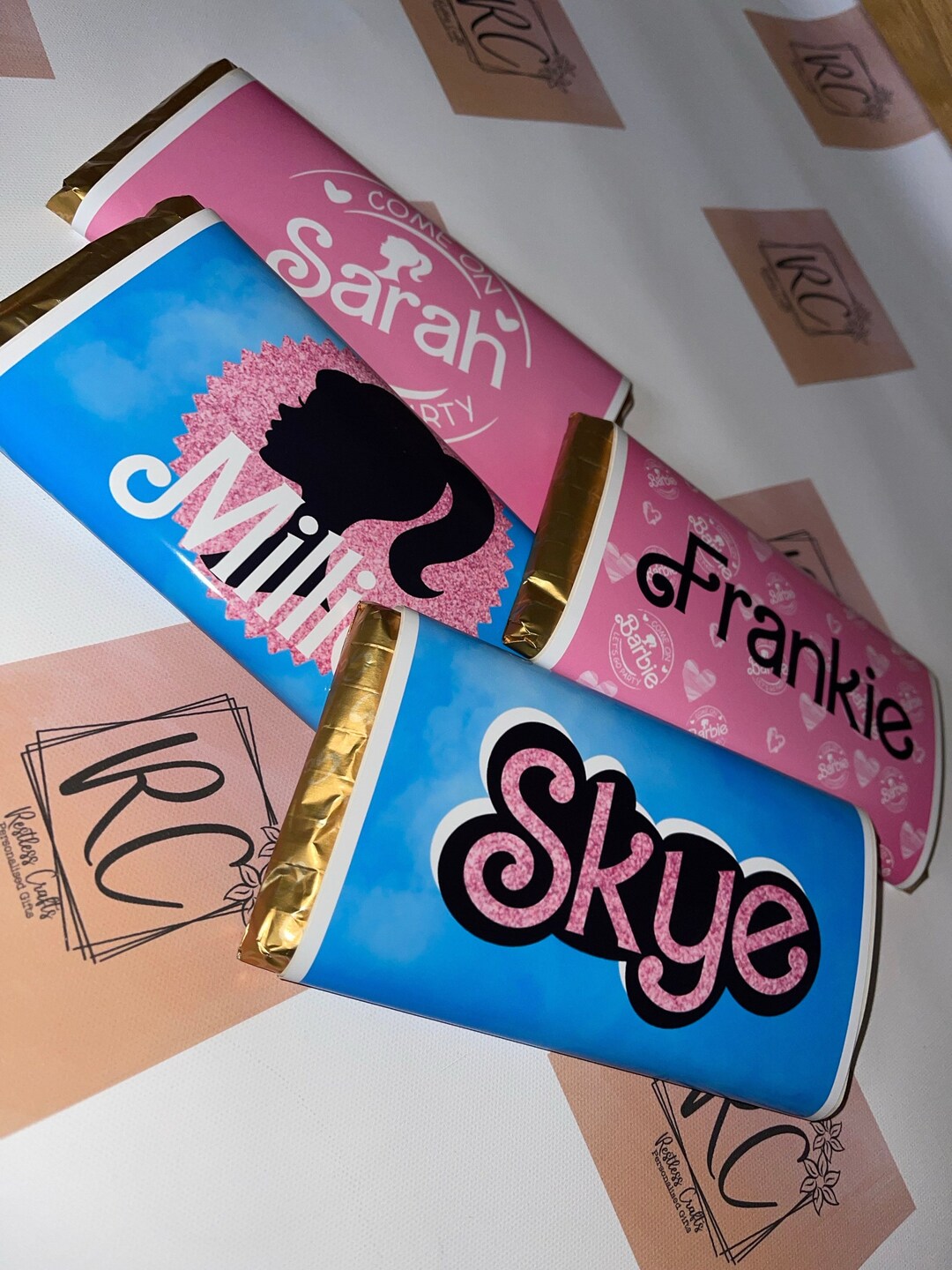 Novelty Chocolate Bar, Chocolate Bar Wrappers, Novelty Wrappers, Barbie ...