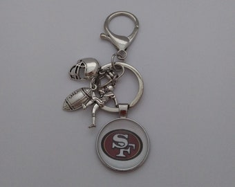 San Francisco 49ers Keychain - Etsy