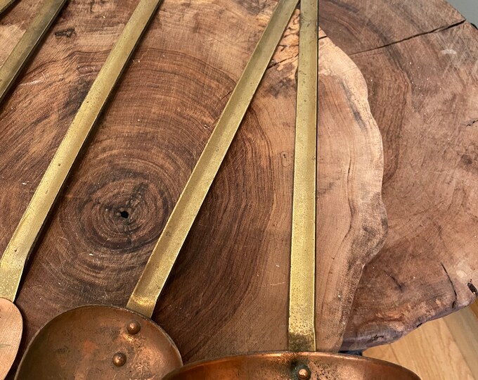 Set of 5 Copper Utensils, Utensils, Kitchen Utensils - Etsy