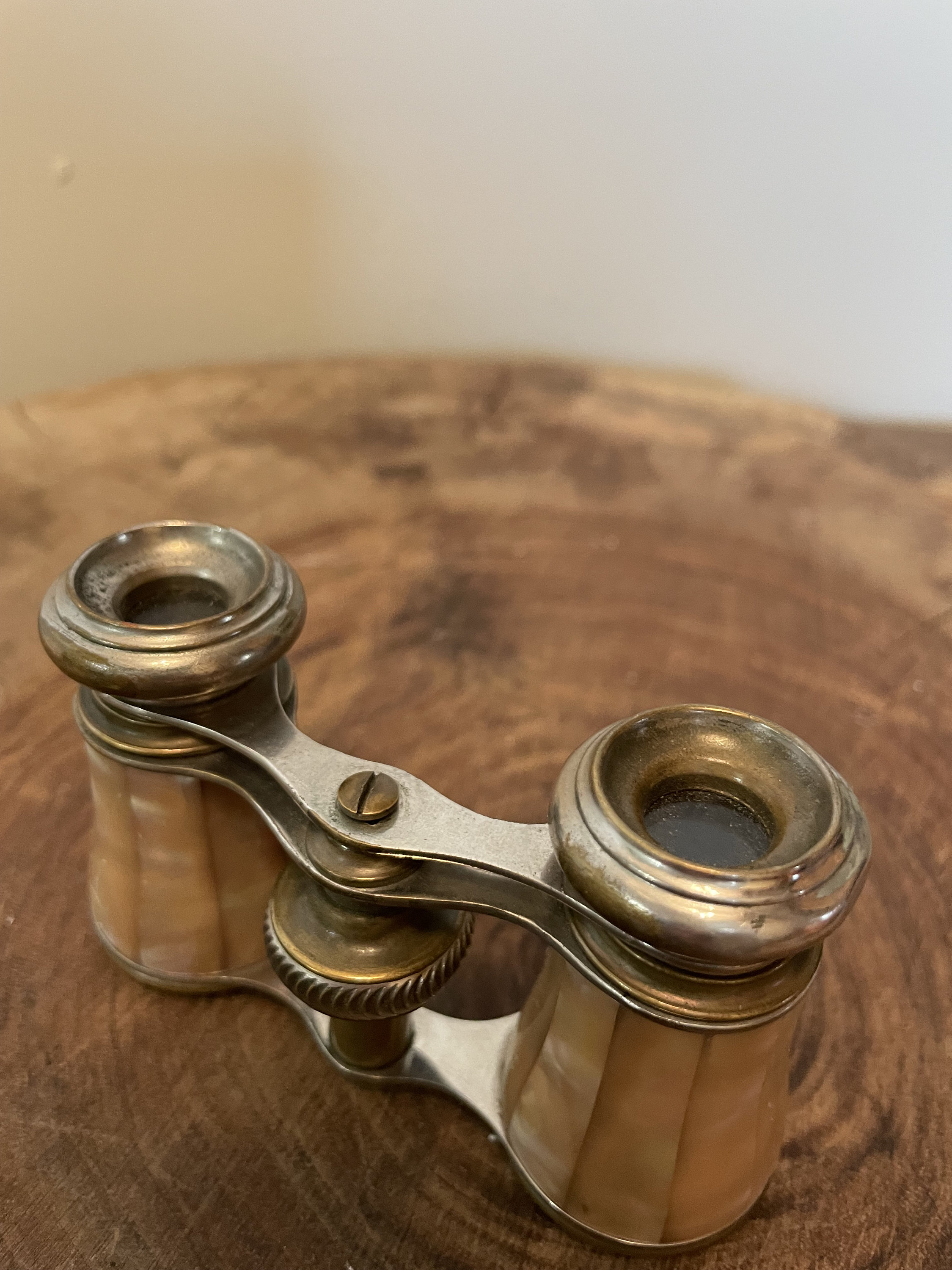 Vintage French Mother of Pearl Opera Binoculars - Etsy