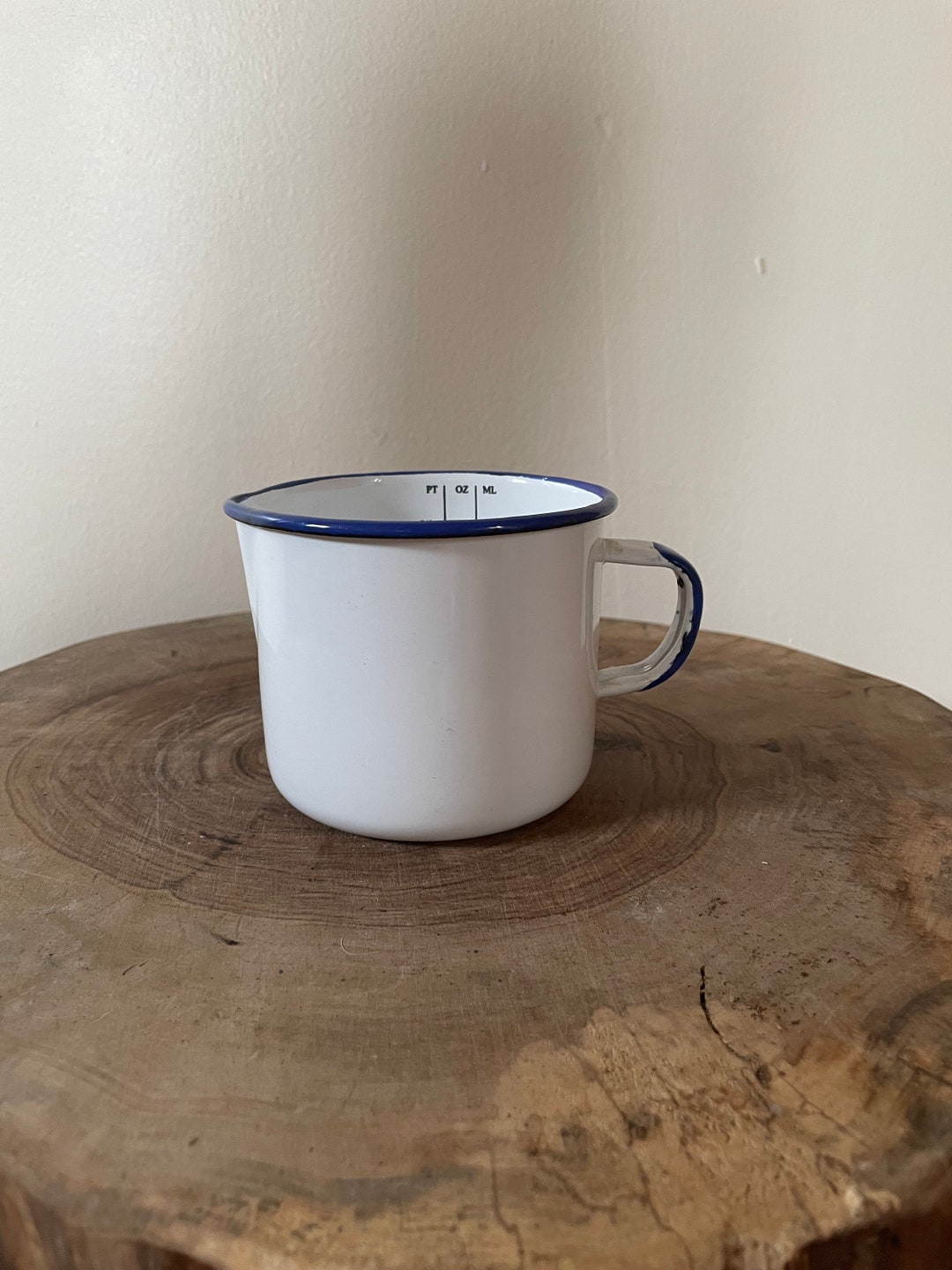 Enamel Measuring Cup, Kitchen Decoration, Enamel - Etsy