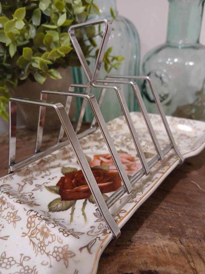 A Vintage Toast Rack With Butter and Jam Trays. Kitchen Decoration. - Etsy
