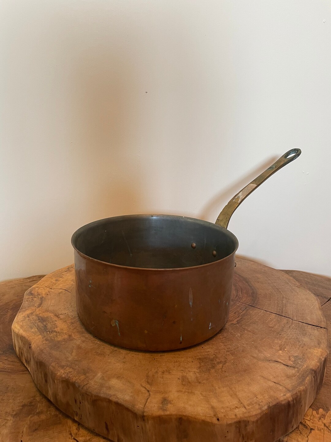 Large Vintage Copper Saucepan, Copper, Saucepans - Etsy