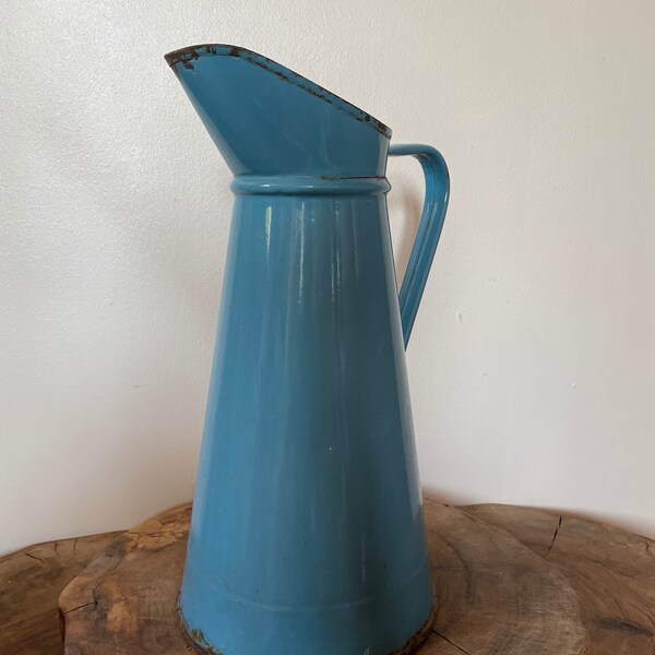 Enamel Water Pitcher - Etsy
