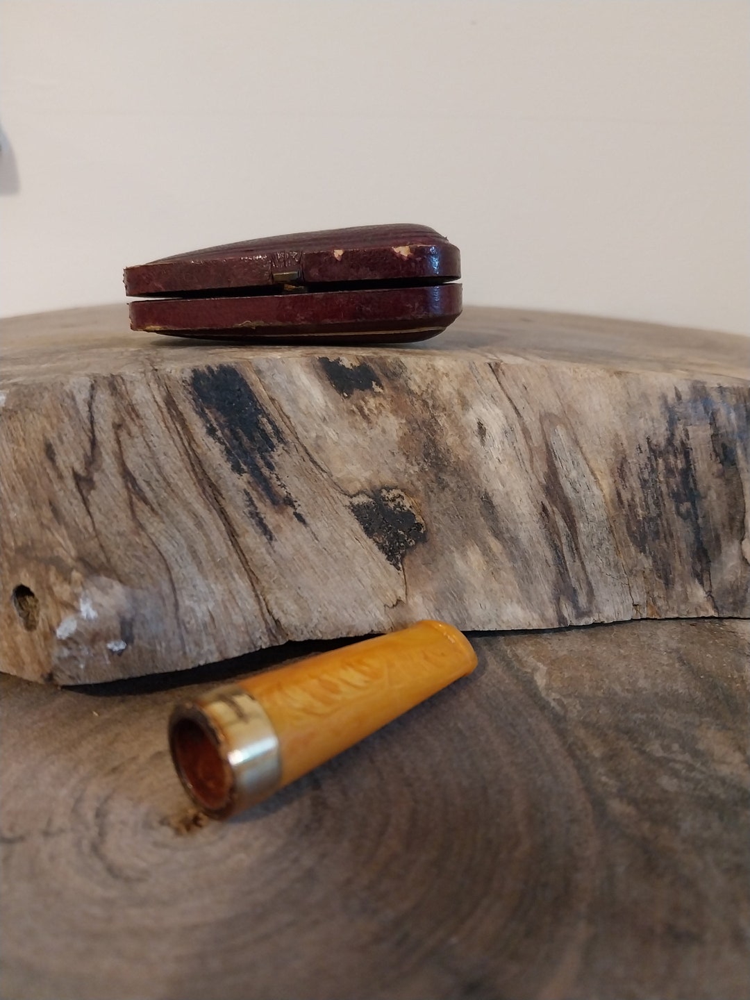 Vintage French Amber Cigar Holder, Gold Tip, Collectible - Etsy
