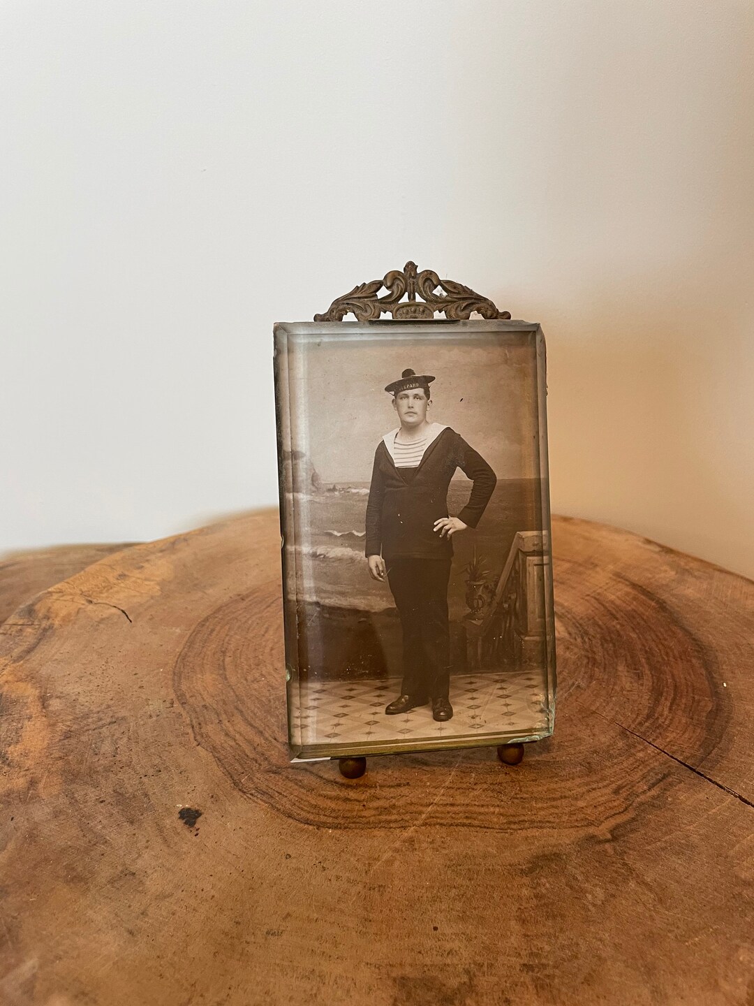 A Large Vintage French Bevelled Picture Frame, Picture Frames, Home ...