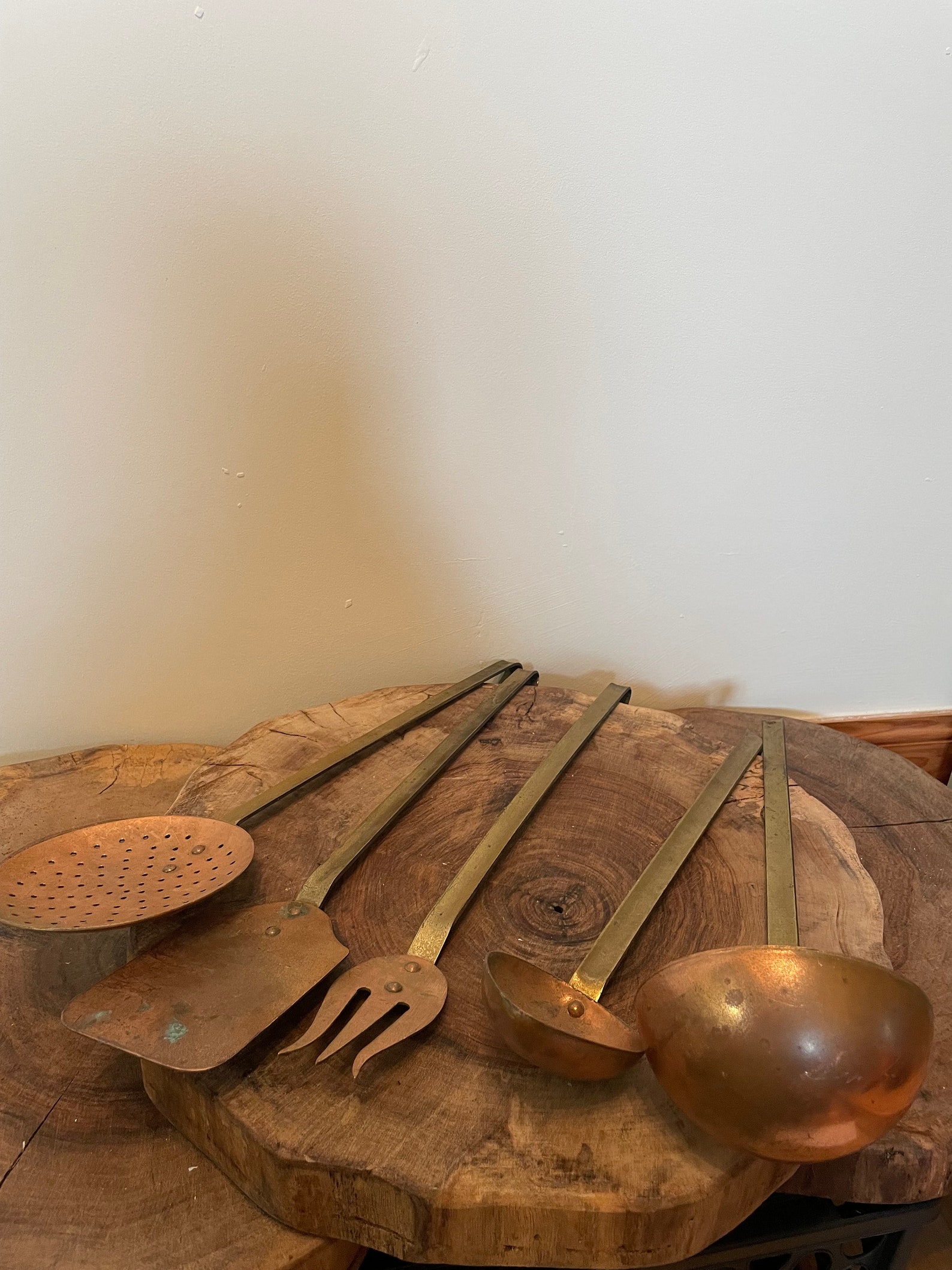 Set of 5 Copper Utensils, Utensils, Kitchen Utensils - Etsy