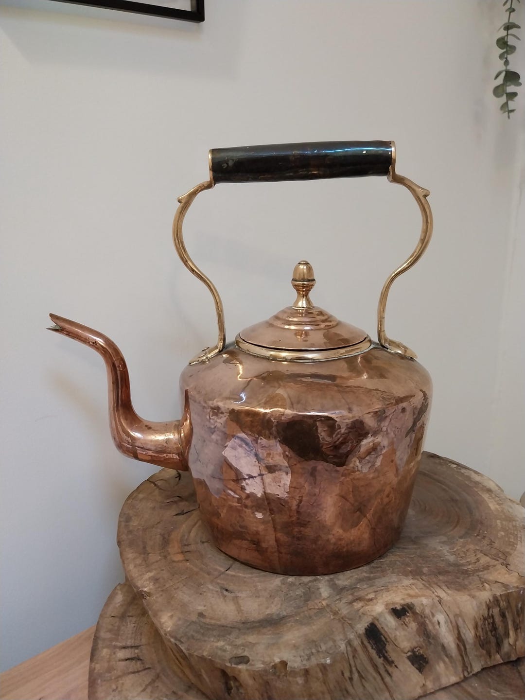 Small Victorian Copper Kettle, Copper Kettle, Copper Kitchen, Kettle ...