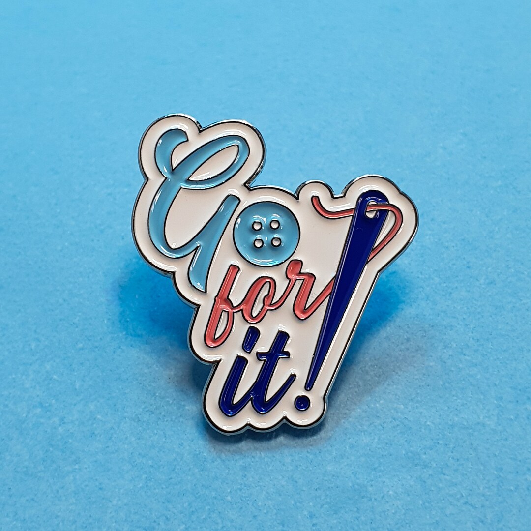 Pin Badge Go for It Inspirational Pins Soft Enamel Pin Badge Gift for ...