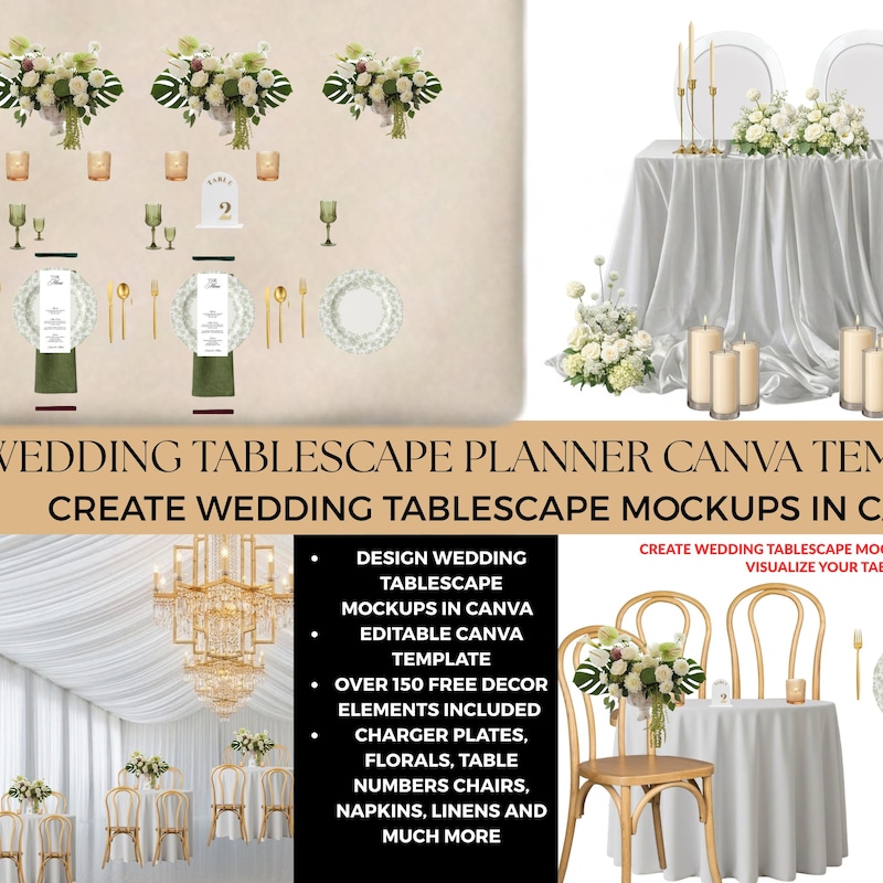 Tablescape Templates - Etsy