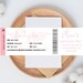 Editable Boarding Pass Invitation Template: Printable Airline Ticket ...