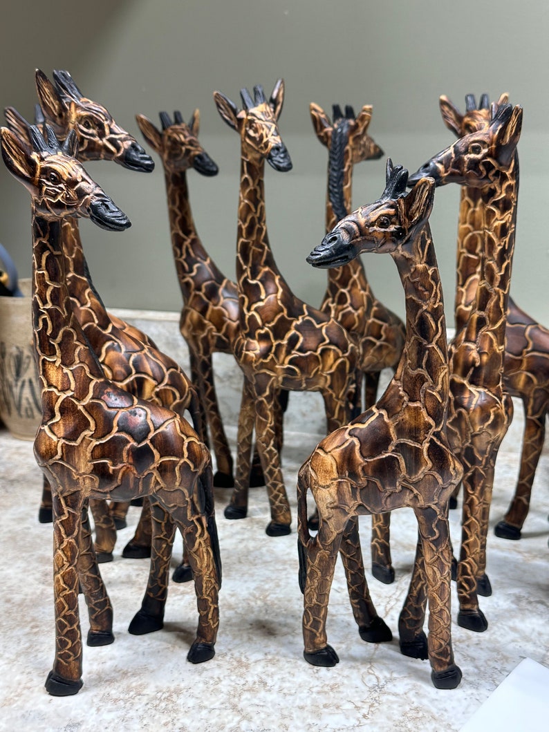 Giraffe, Hand Carved - Etsy