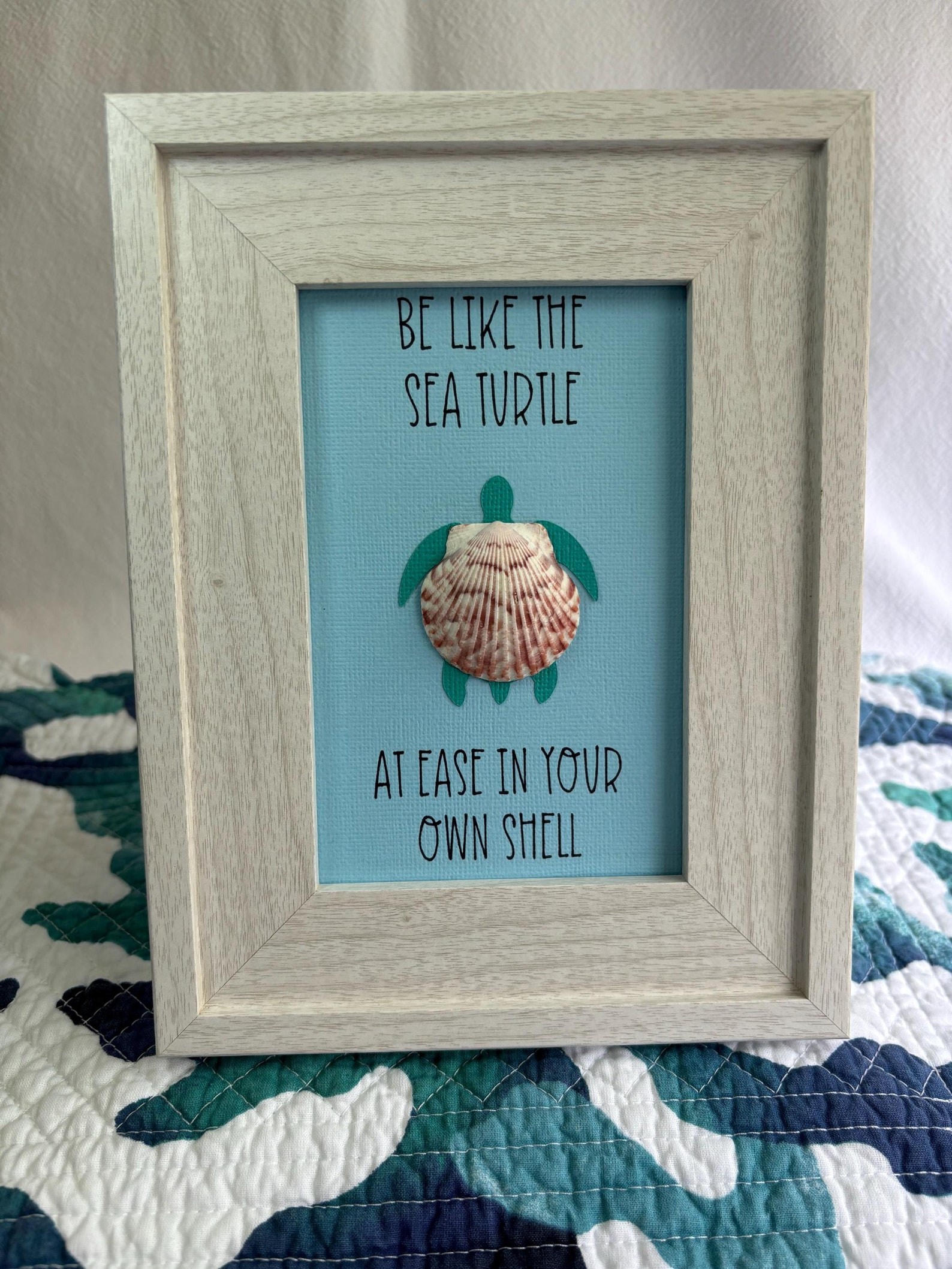 Sea Turtle Shell Frame, Be Like a Sea Turtle - Etsy
