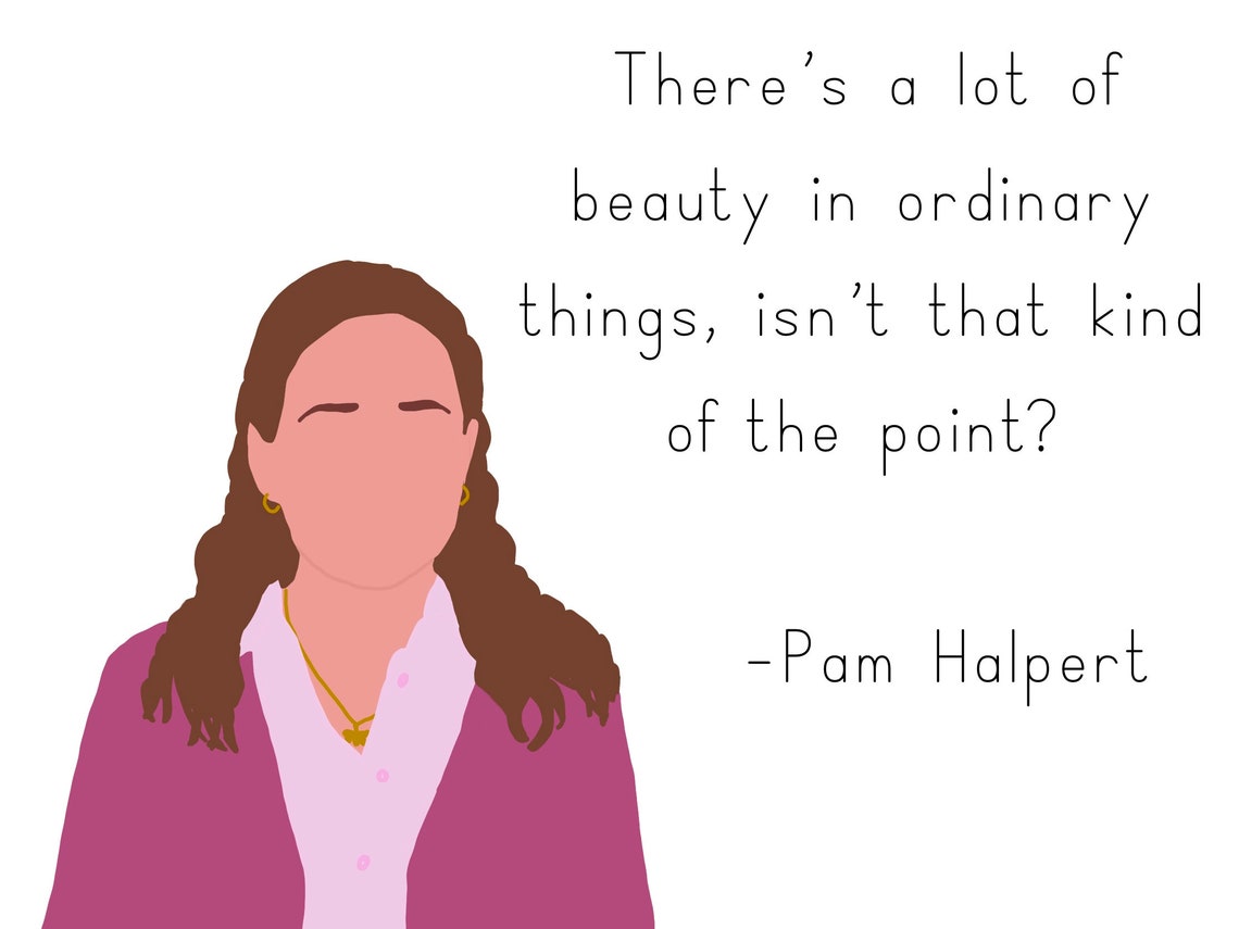 5x7 Pam Beesly/halpert Print - Etsy