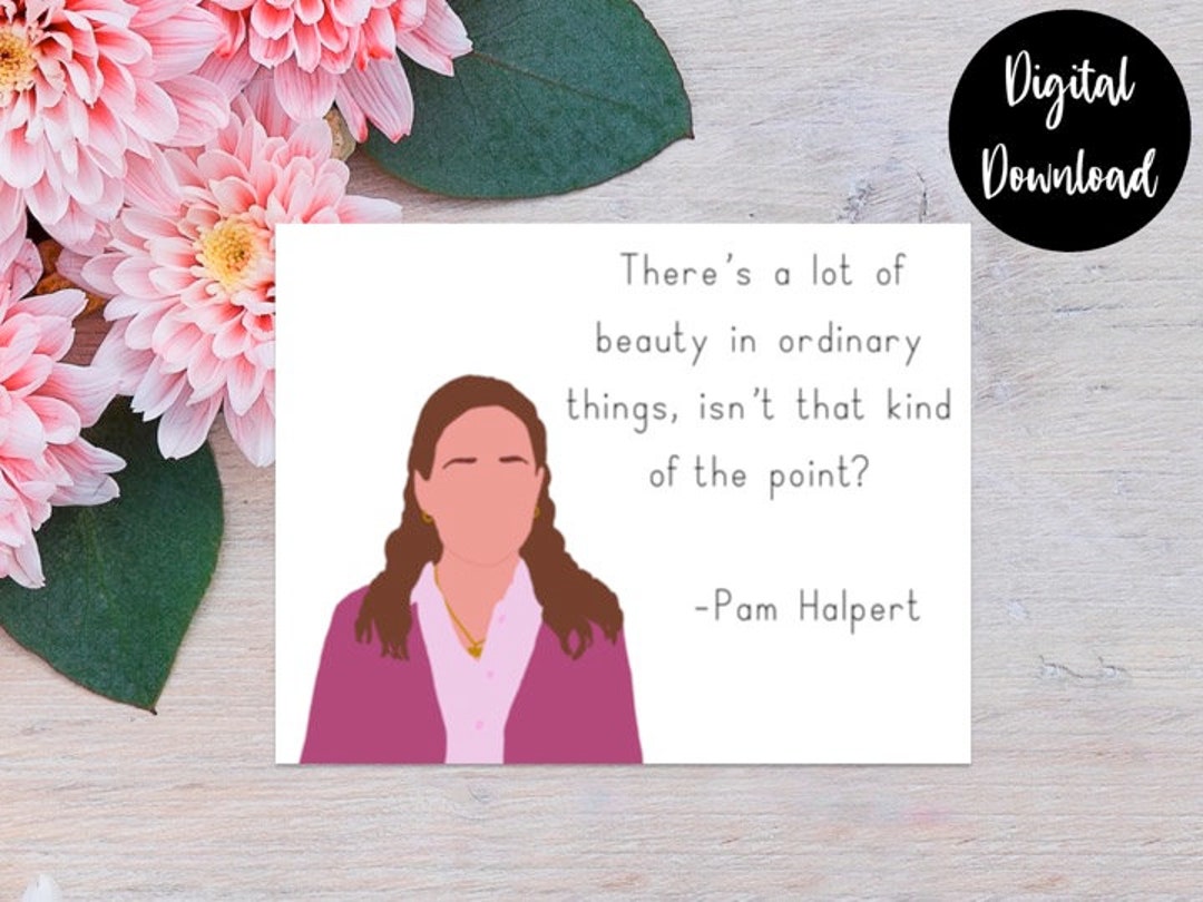 5x7 Pam Beesly/halpert Print - Etsy