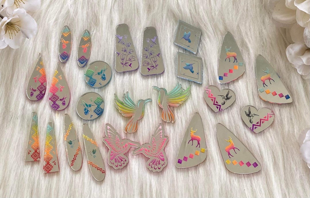 Hummingbird Cabs, Native Cabochons, Acrylic Cabs, Handmade Centers for ...
